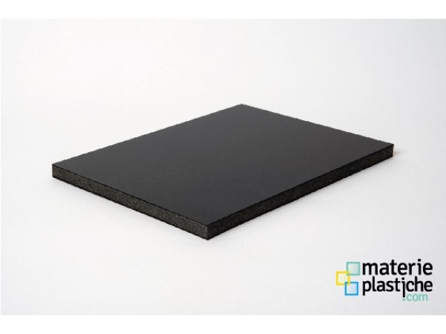Pannello Piuma Composito (Sandwich) Nero spessore 10mm - Materie ...